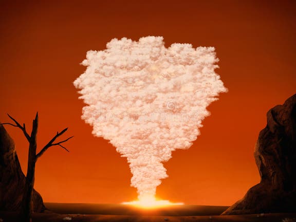 Atomic Explosion Drawing Stock Illustrations – 461 Atomic Explosion ...