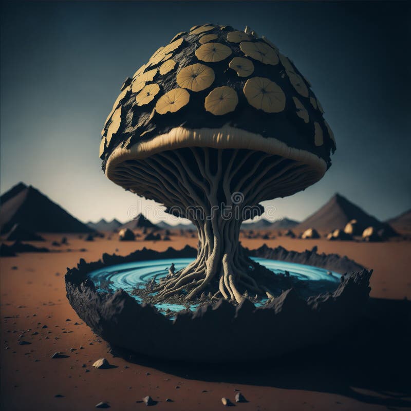 Atomic Bomb Explosion, Mushroom Shaped Bomb Explosion, Created with ...