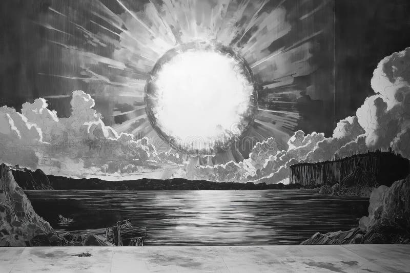 Atomic Bomb Explosion. Mushroom Shaped Explosion, Disaster Stock ...