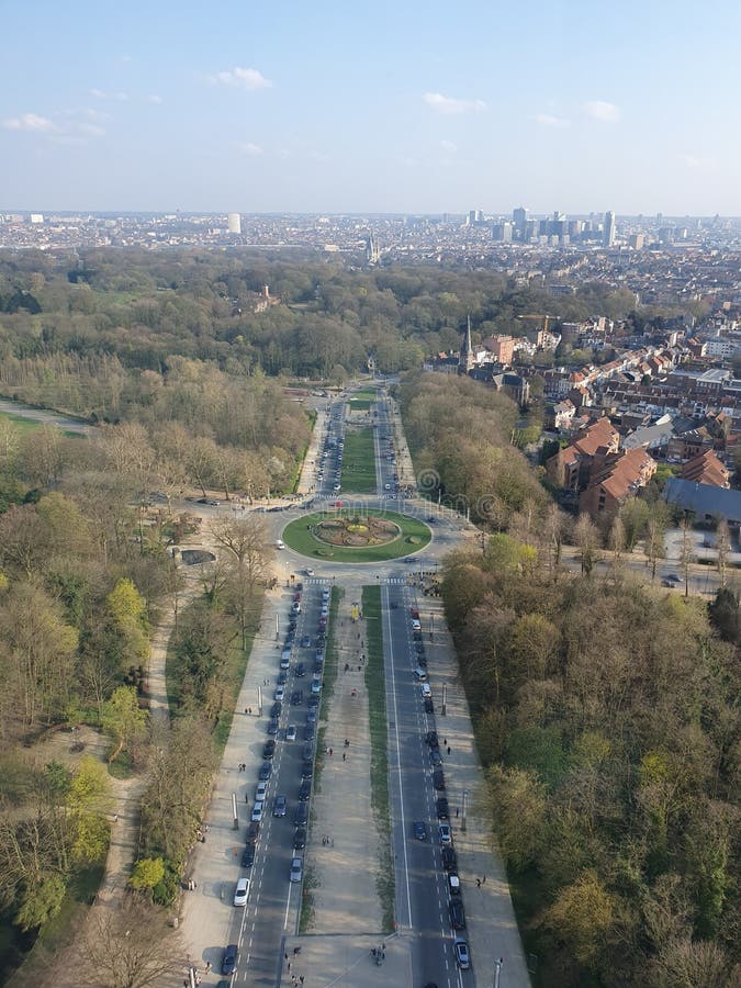 Atomic of Brusel stock photo. Image of cliff, river - 187817912