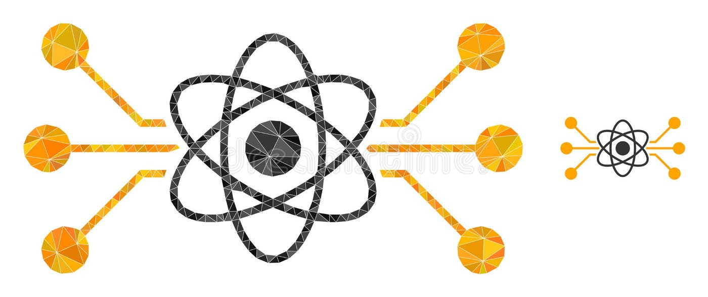 Atomic Industry Polygonal Stock Illustrations – 94 Atomic Industry ...