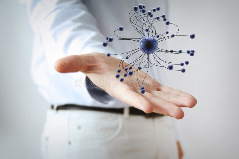 Atomic concept stock illustration. Illustration of atom - 51795003