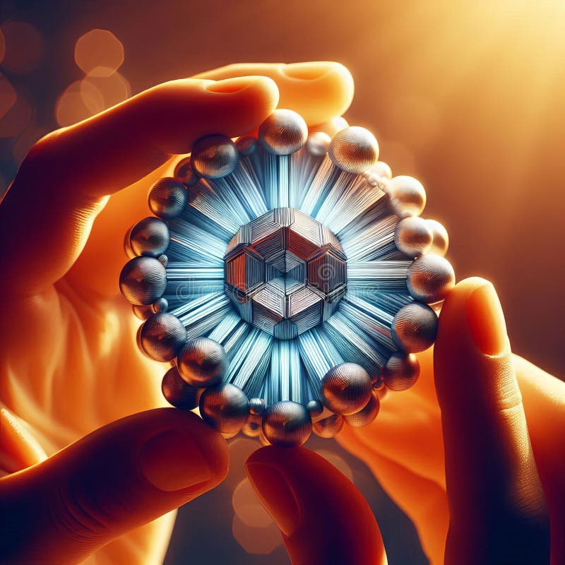 Atomic Diffraction the Diffraction of Atoms by Cryst Stock Photo ...