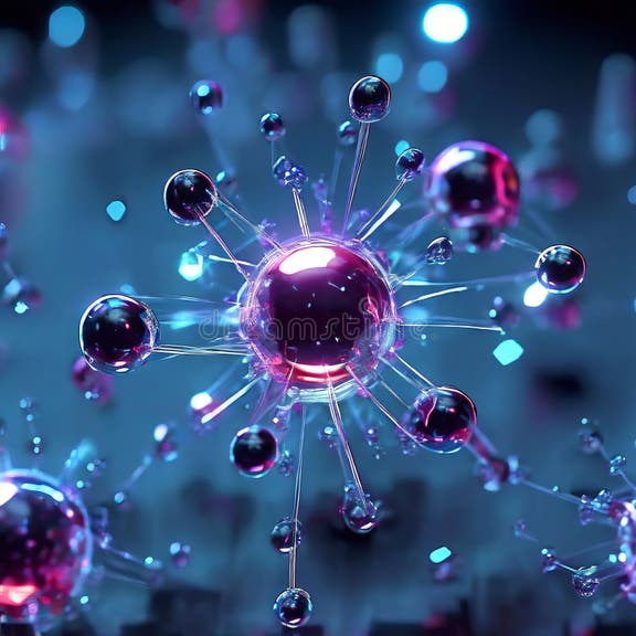 Atomic Diffraction the Diffraction of Atoms by Crystal Stock Photo ...