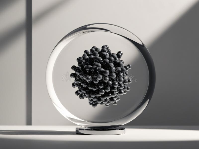 Atomic Energy Molecule Metal Royalty Art Stock Illustration ...