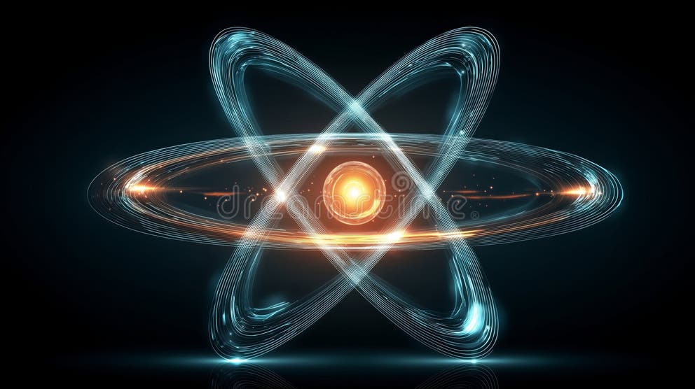 Atomic Energy and Particle Dynamics Stock Photo - Image of emission ...