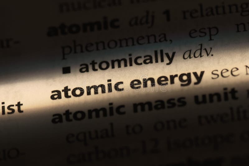 Atomicenergy stock photo. Image of idea, text, word - 114410572