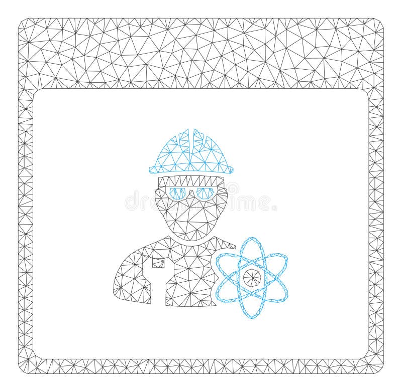 Atomic Engineer Calendar Page Polygonal Frame Vector Mesh Illustration ... Atomic Engineer Calendar Page Polygonal Frame Vector Mesh Illustration ...