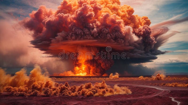 Atomic Explosion Artwork. Atomic Blast Abstract Art. Atomic Burst ...