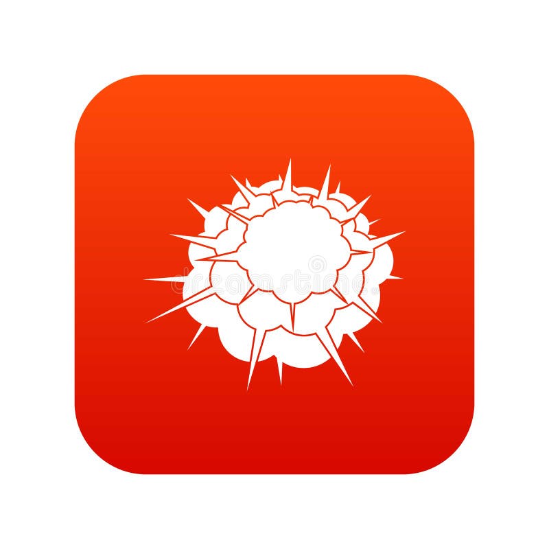 Nuclear Explosion Icon Digital Red Stock Illustrations – 29 Nuclear ...