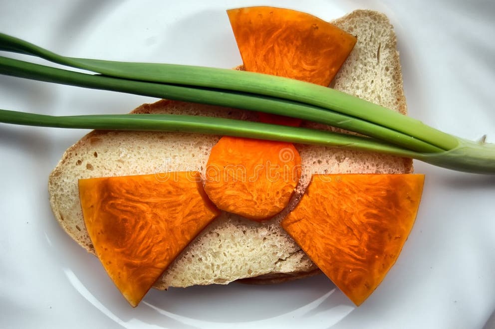 Atomic food.Concept stock image. Image of contaminated - 18930265