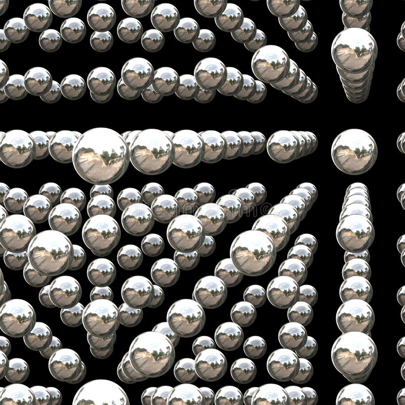 Atomic Interminable Crystal Cell Stock Illustration - Illustration of ...
