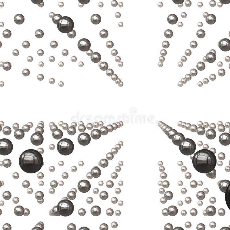 Atomic Interminable Crystal Cell Stock Illustration - Illustration of ...