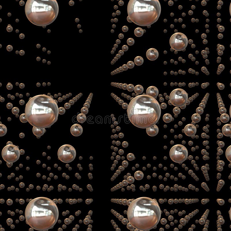 Atomic Interminable Crystal Cell Stock Illustration - Illustration of ...