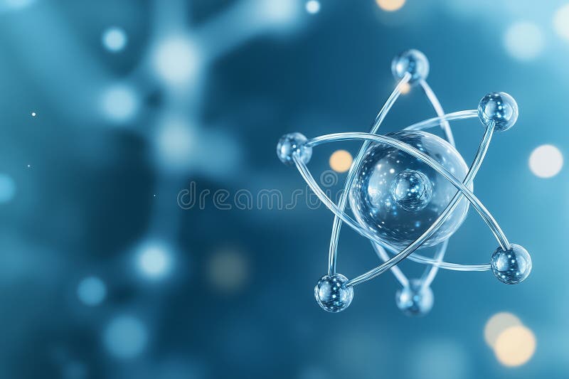 An Atomic Model Comes Alive with Electrons Orbiting a Vibrant Nucleus ...