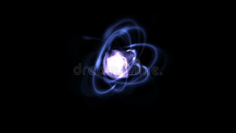 Spinning Atomic Orbits Motion Graphics with Green Screen Background ...