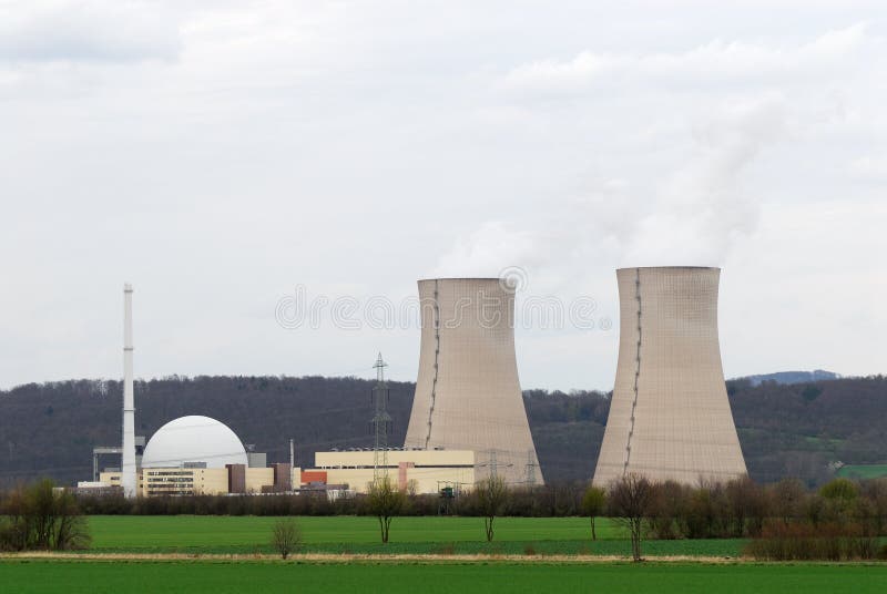 Cooling of a Nuclear Power Plant Stock Photo - Image of generating ...