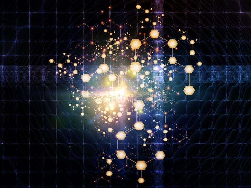 Atomic Radiation stock illustration. Illustration of abstract - 174878643