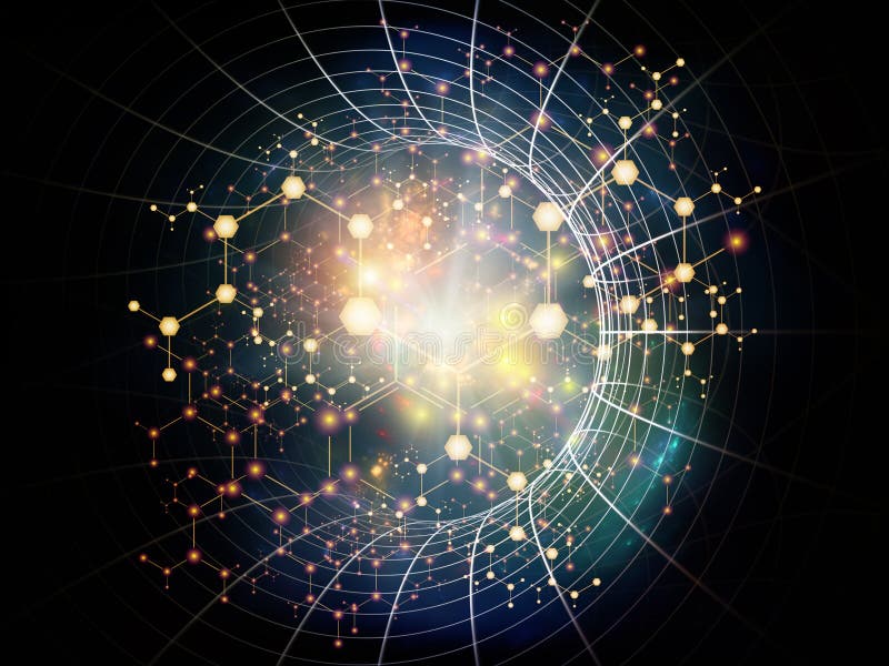 Atomic Radiation stock illustration. Illustration of structure - 184774656