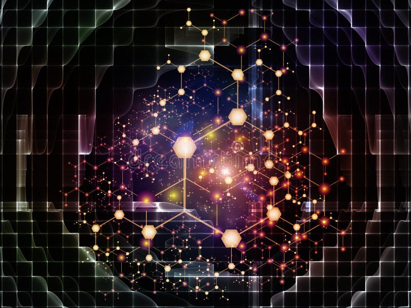 Atomic Radiation stock illustration. Illustration of arrangement ...