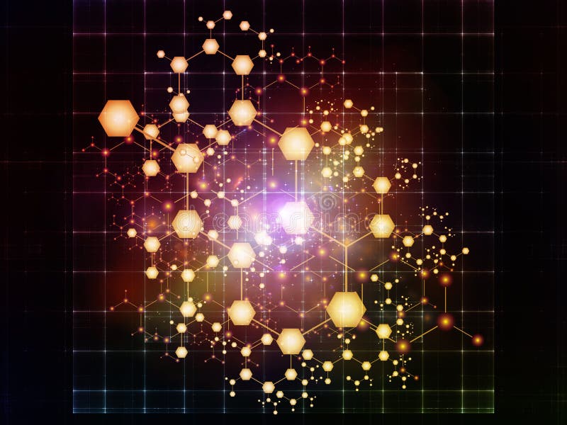 Atomic Radiation stock illustration. Illustration of chemistry - 179683316