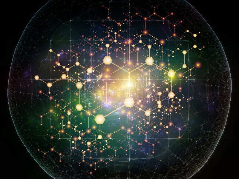 Atomic Radiation stock illustration. Illustration of glow - 191634667