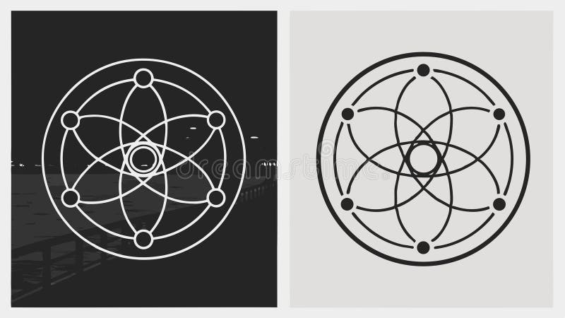 Atomic & Sacred Geometric Patterns: Universal Designs, Vector Design ...