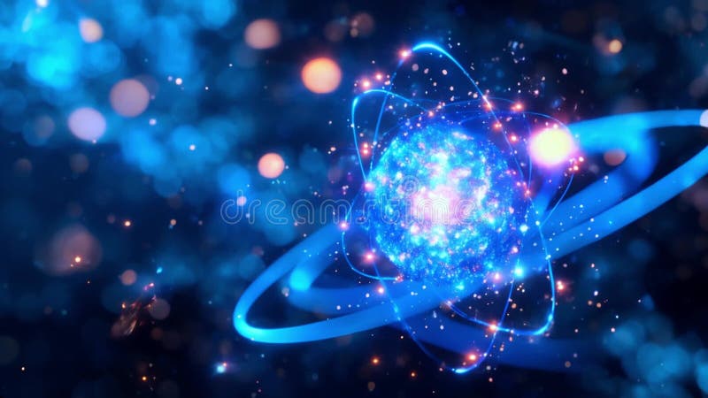 Atomic Structure and Decay: Splitting, Showcasing the Intricate Motion ...