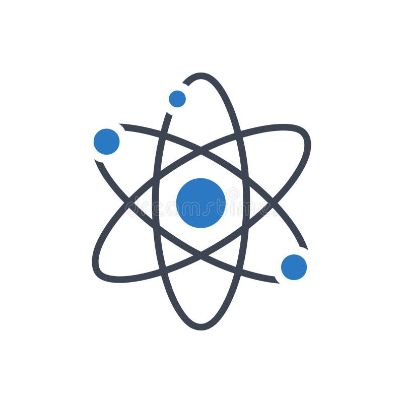 Atomic Structure Icon stock vector. Illustration of atomic - 361729698