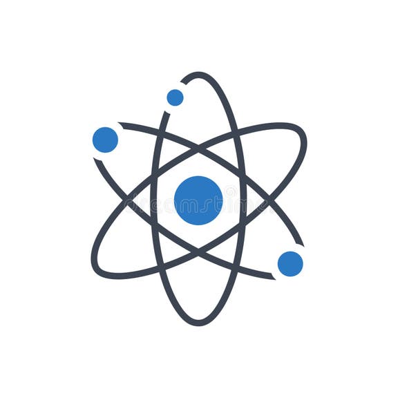 Atomic Structure Icon stock vector. Illustration of atomic - 361729698