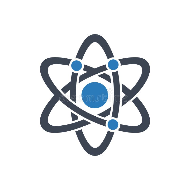 Atomic Structure Icon stock vector. Illustration of structure - 361910904