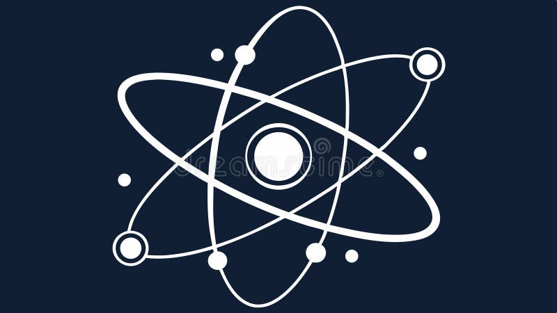 Quantum physics logo stock image. Illustration of icons - 115487367