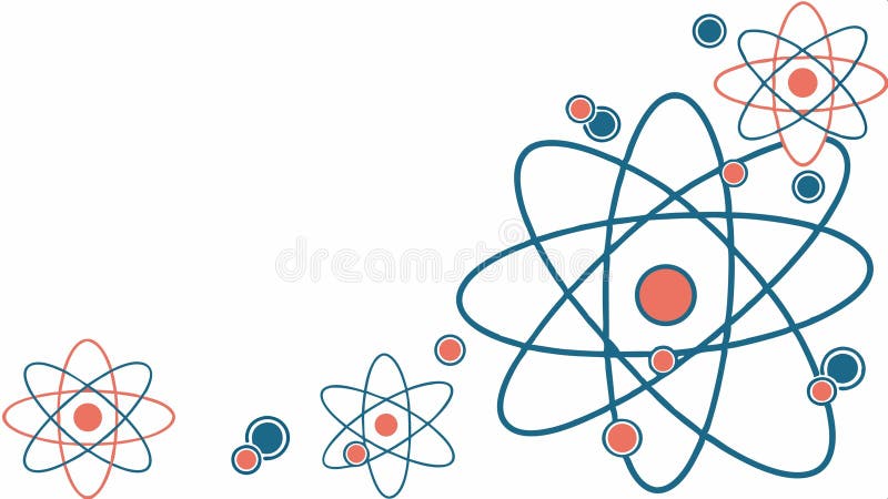 Atomic Structure Science Theme Graphic Vector Design Generative AI ...