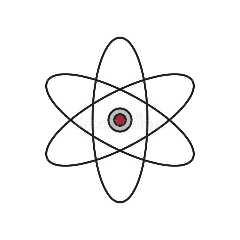 Atomic Structure. Vector Illustration Decorative Design Stock Vector ...