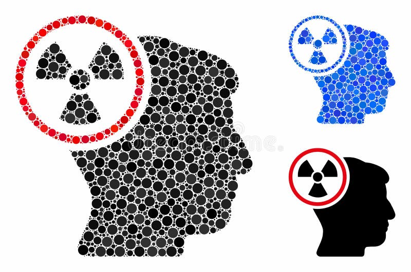 Atomic Thinking Head Mosaic Icon of Round Dots Stock Vector ... Atomic Thinking Head Mosaic Icon of Round Dots Stock Vector ...