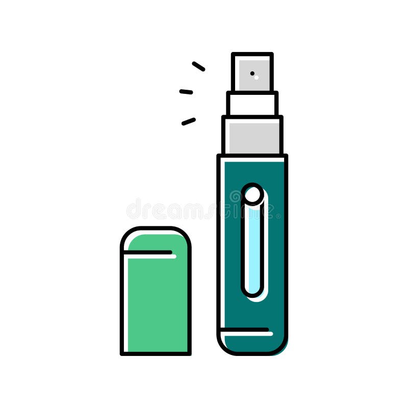 Atomizer Perfume Color Icon Vector Illustration Stock Vector ...