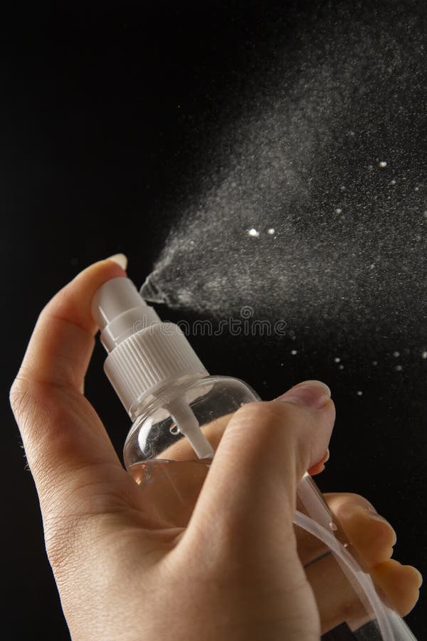 Atomizer in Use Hold in Hand Stock Photo - Image of pharmacy, copy ...