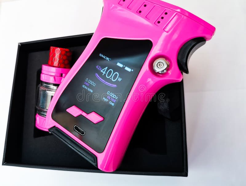 Atomizer and Vape Body in Pink Editorial Image - Image of lavender ...