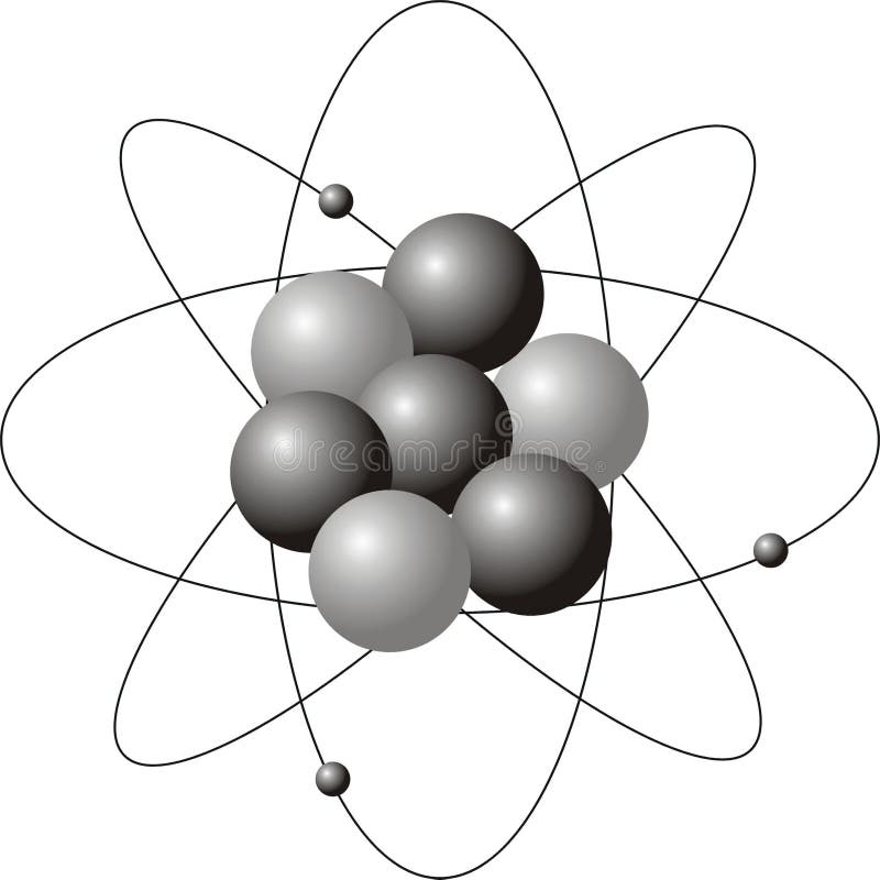 Atomo di alluminio illustrazione di stock. Illustrazione di grafico ...