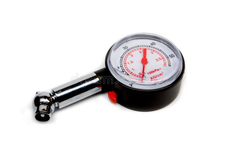 Atomobile manometer stock image. Image of number, metal - 10868305