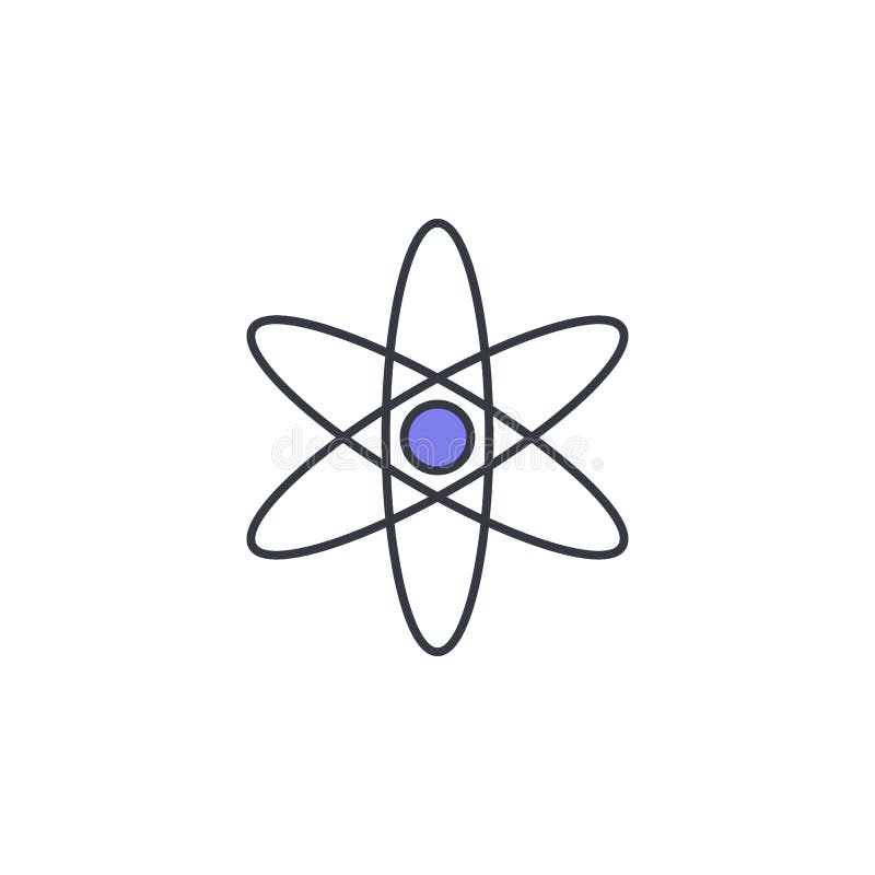 Atoms Icon. Element of Web Icon with One Color for Mobile Concept and ...