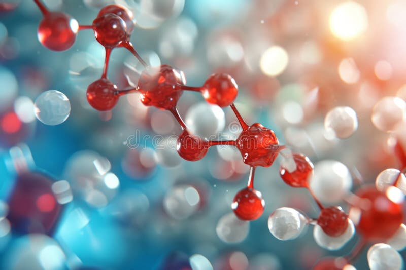 Atoms Molecules Magnification Microscope Atom Particles Hydrogen Bonds ...