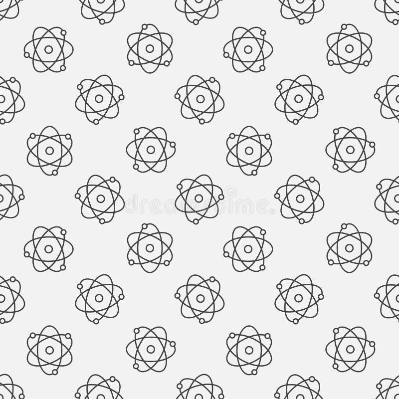 Atoms Seamless Pattern Background Stock Vector - Illustration of ...