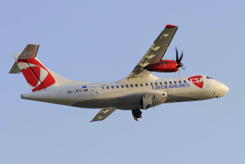 ATR 42 editorial stock image. Image of engine, airplane - 23605769