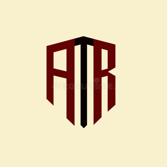 ATR Creative Minimalist Letter Logo. ATR Unique Vector Initials ...