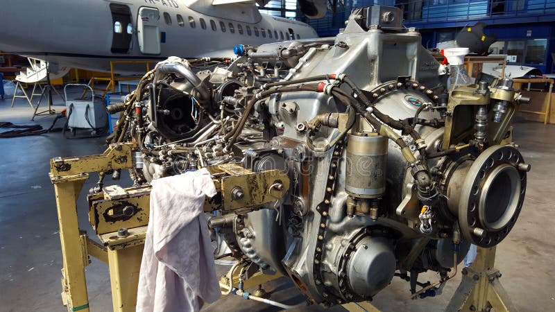 ATR 72 jet engine editorial stock photo. Image of detail - 77910123