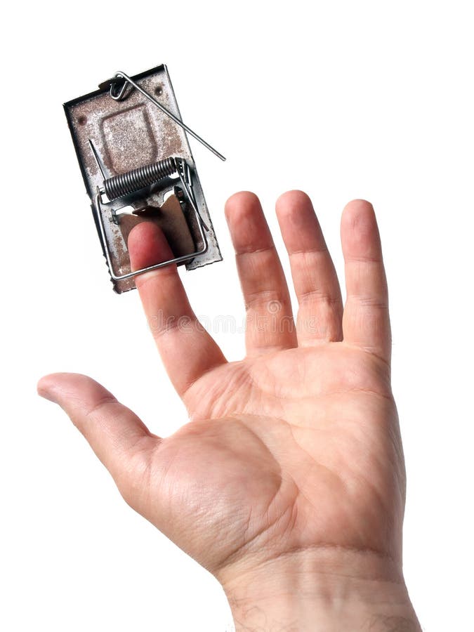 Atrapado imagen de archivo. Imagen de seguridad, dolor - 25328495