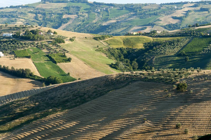 Atri Natural Park (Abruzzi, Italy), Landscape Stock Photo - Image of ...