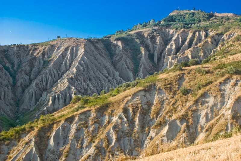 Atri s badlands, Italy stock image. Image of clay, mountains - 58762437
