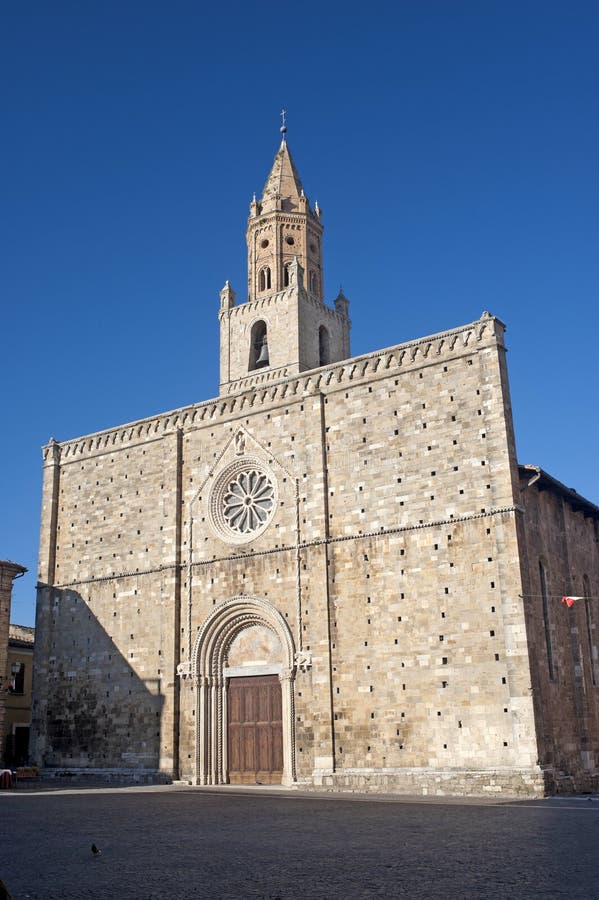 Atri Cathedral stock image. Image of italy, santa, basilica - 224212533